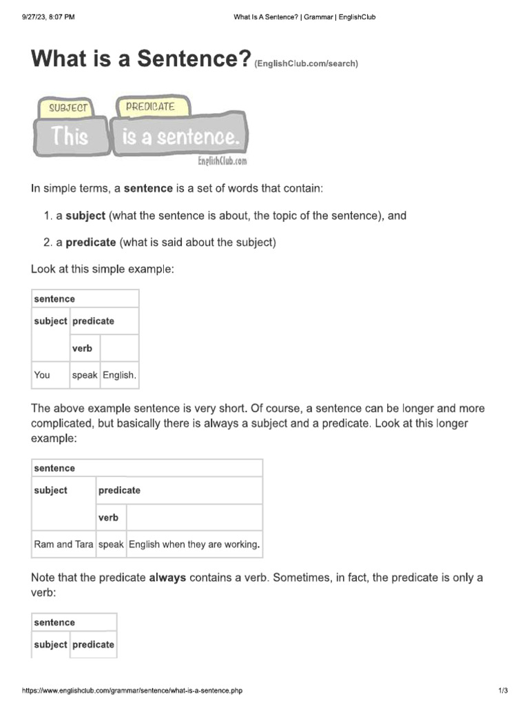 Sentense | PDF