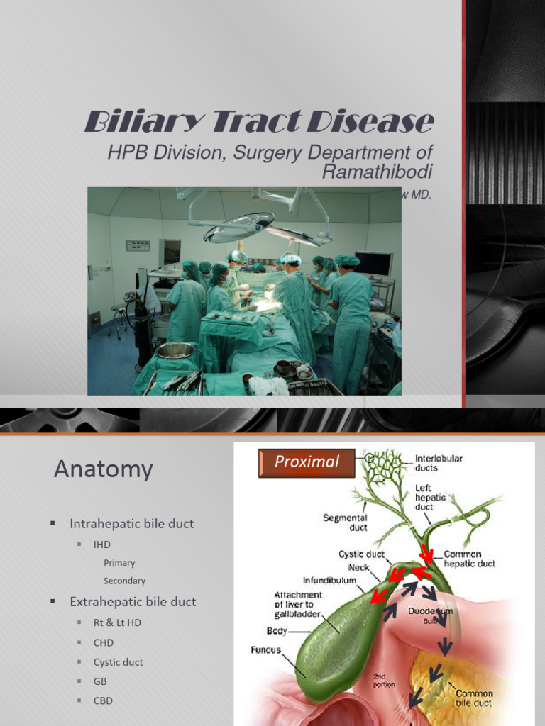 Biliary Tract Disease (Update for เอกสาร) | PDF | Gallbladder ...