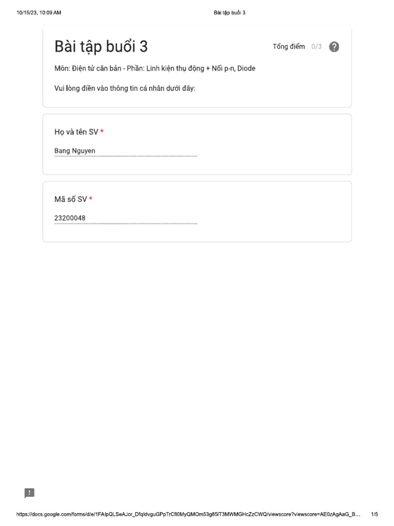 Bai Tap Buoi 3 | PDF