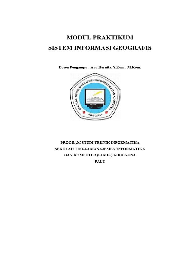 Digitasi Peta Modul Praktikum | PDF | Seni