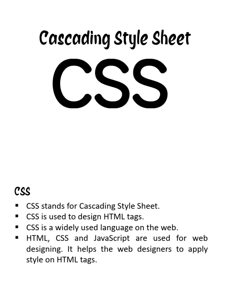 Lesson 1 Introduction To Cascading Style Sheet | Download Free PDF ... Lesson 1 Introduction To Cascading Style Sheet | Download Free PDF ...
