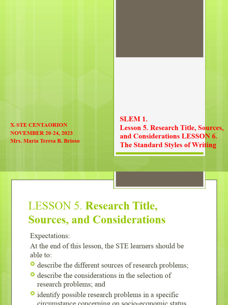 Research IV Q2W3M1L5L6 | PDF | Apa Style | Punctuation