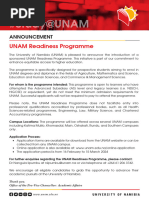 UNAM 2025 Application Guidelines | PDF