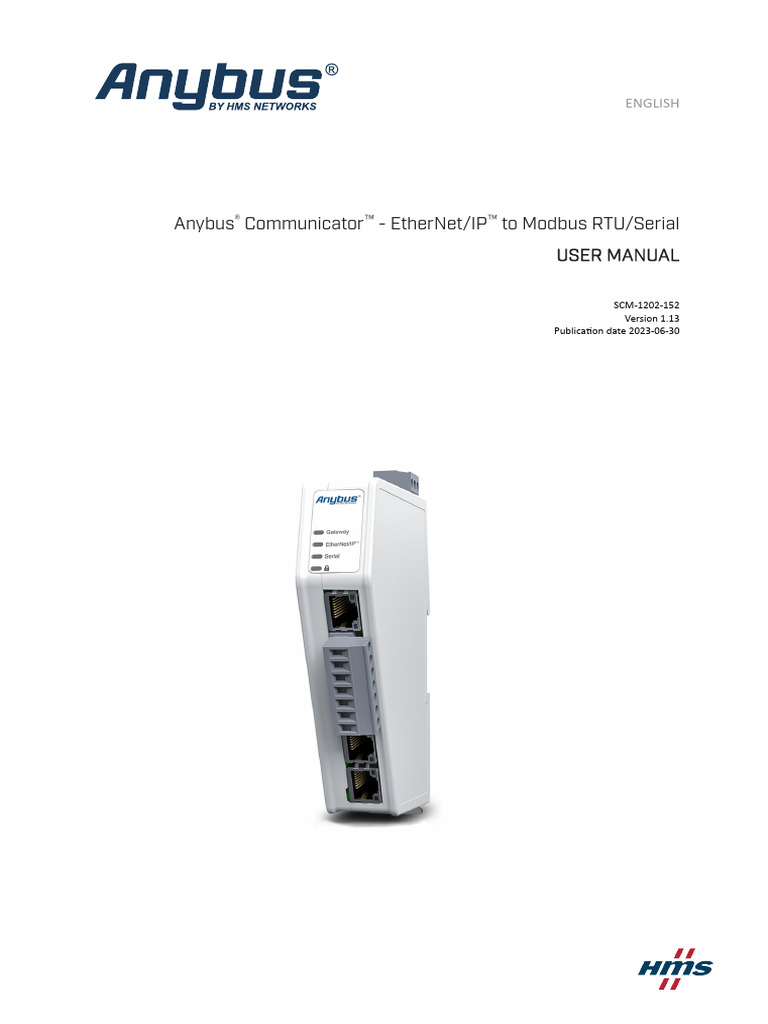 Manual Gateway Anybus | PDF | Computer Network | World Wide Web