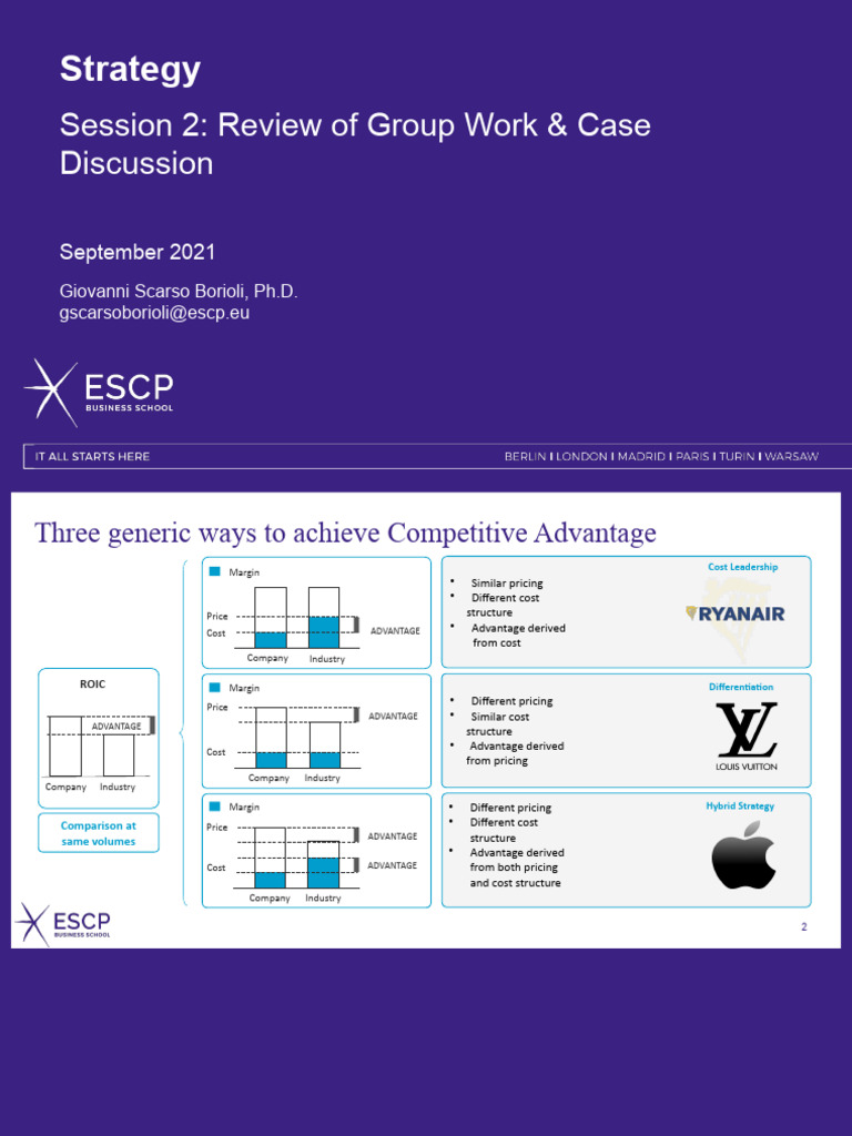 Strategy_Session_2_2021_GSB | PDF | Business Economics | Economies