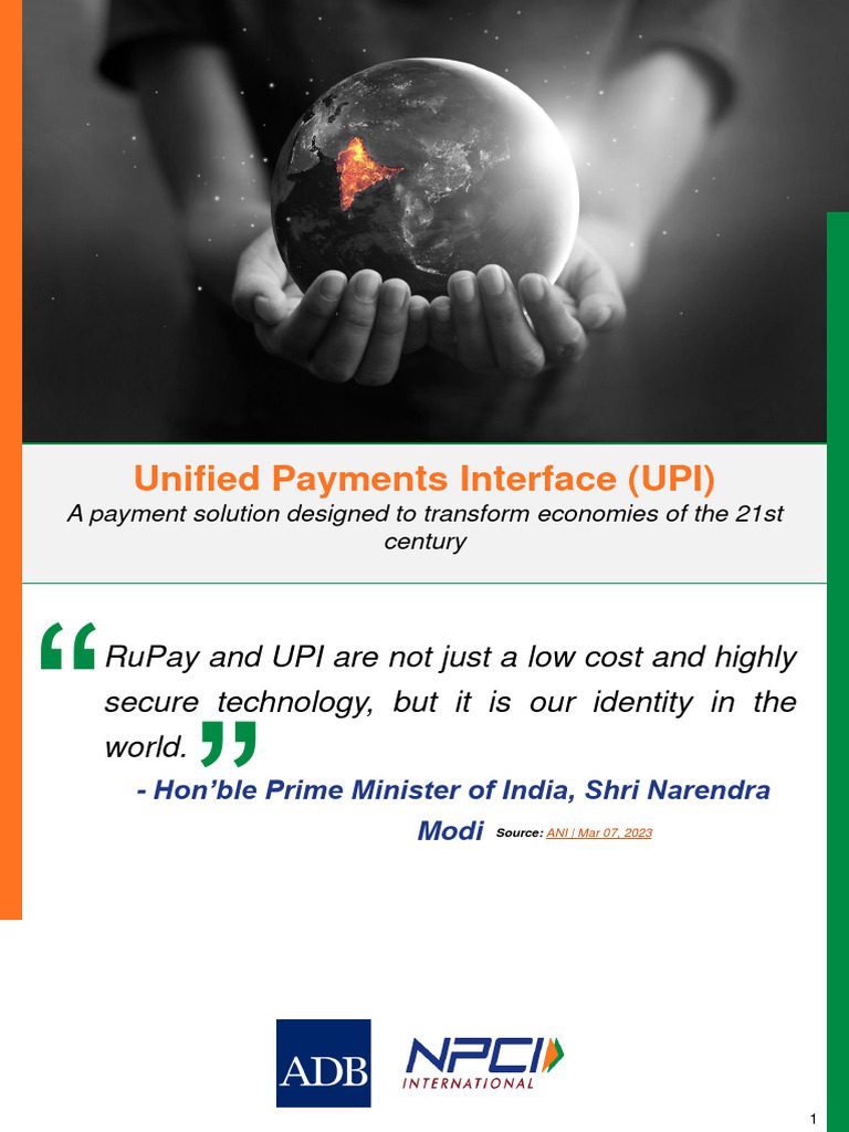 Unified Payments Interface (UPI) A Payment Solution Designed To ...