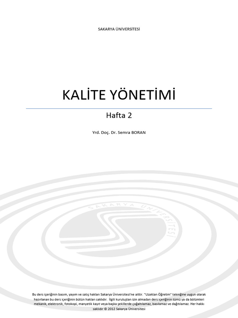 Hafta 2 Ders Notu | PDF