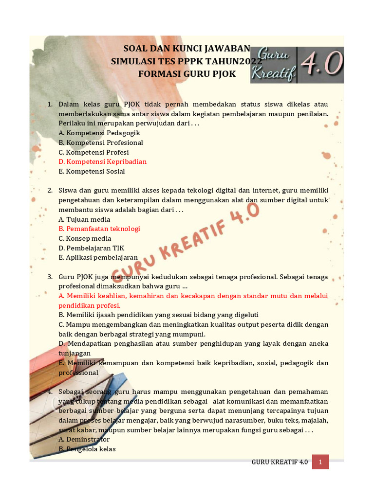 Simulasi p3k Pjok-Terkunci | PDF