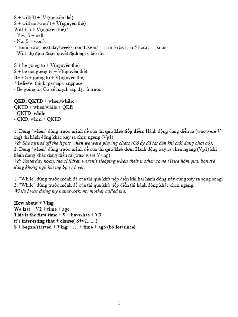 Công TH C Anh | PDF