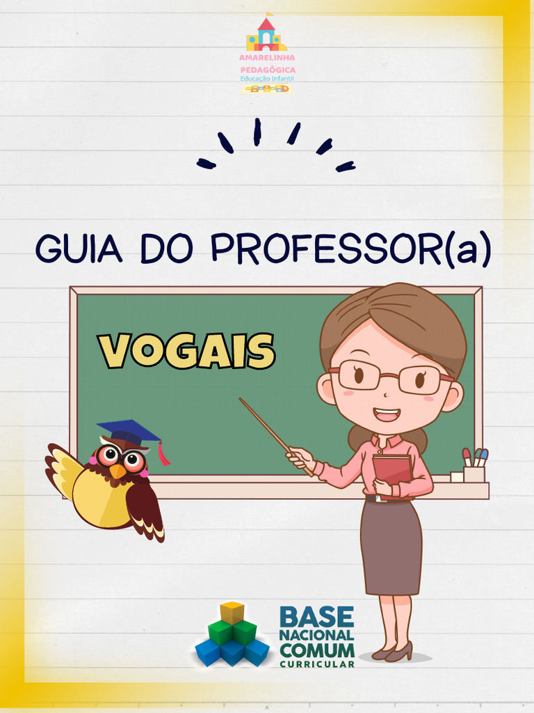 Guia Do Prof - Vogais | PDF | Fonema | Vogal
