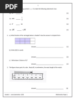 Grade8 Math Papers 2025 | PDF