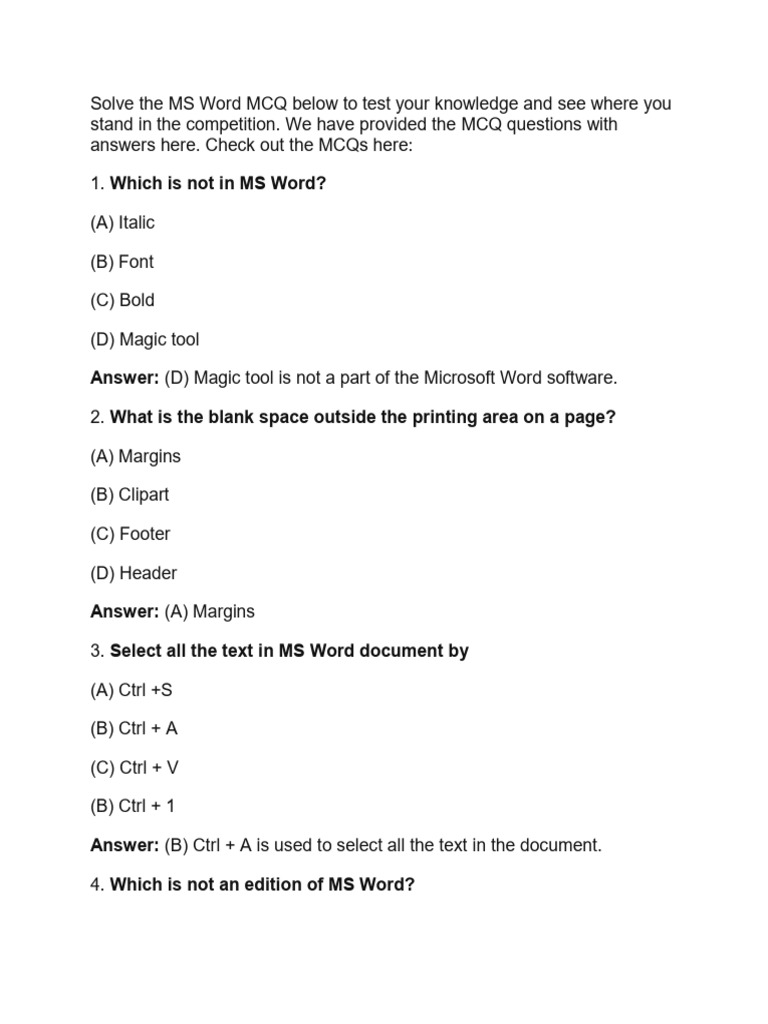 MS WORD BITS | PDF | Microsoft Word | Software