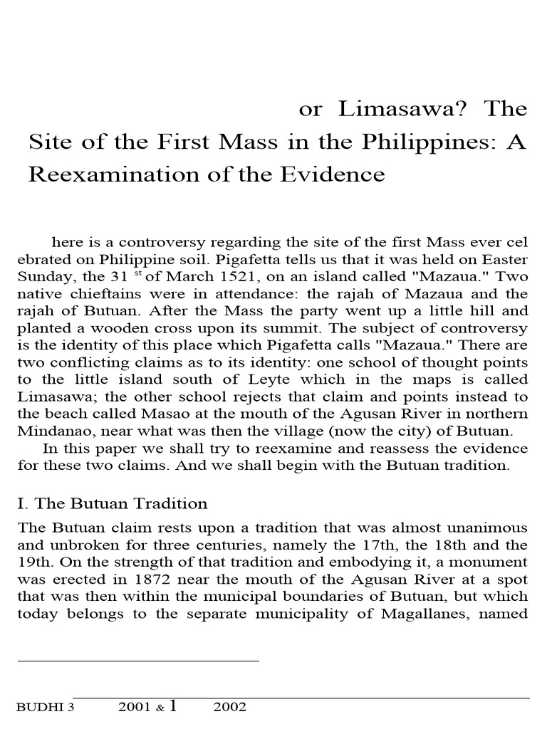 Bernad The First Catholic Mass.ppt | PDF