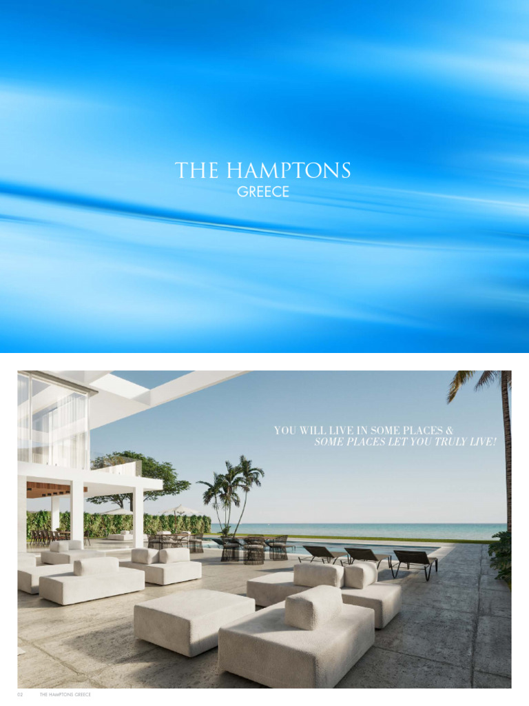 Hamptons Greece: Luxury Living Guide | PDF
