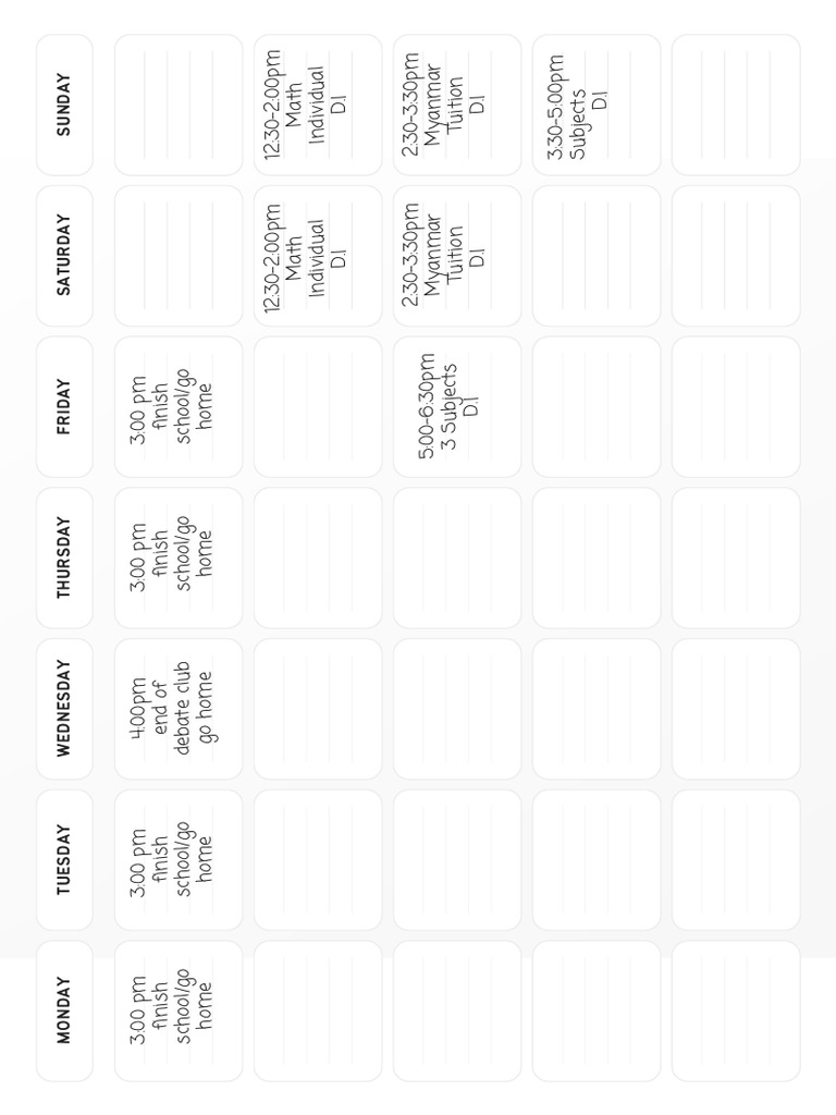 Emerald Schedule | PDF