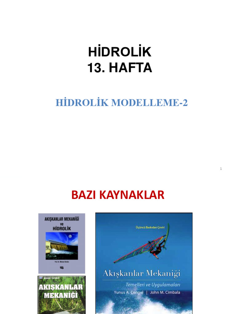 hidrolik_13_hafta | PDF