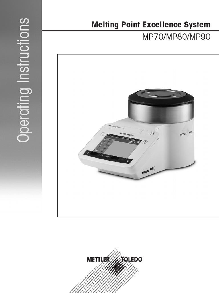 Mettler OperatingInstructions MP70 MP80 MP90 en | PDF | Hazards ...