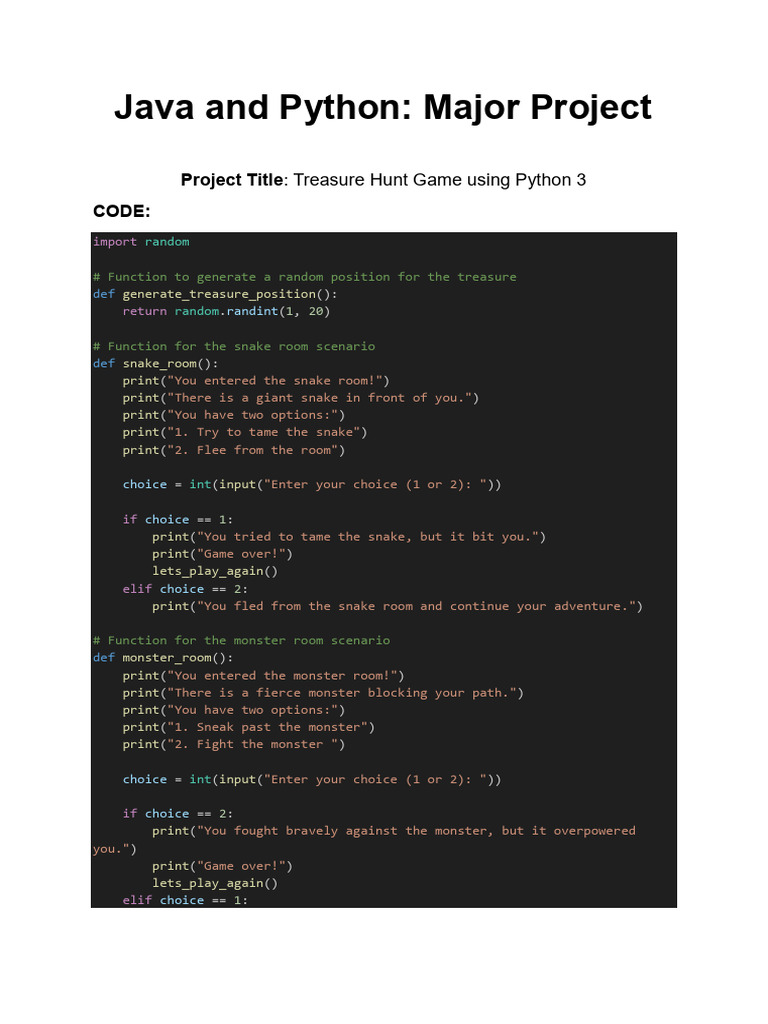 Java and Python Major Project 2 | PDF | Programming Paradigms | Computer Programming