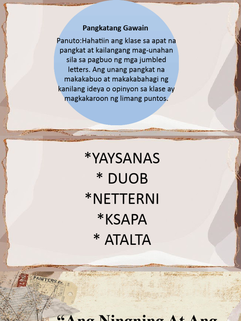 Pagbuod NG Teksto | PDF