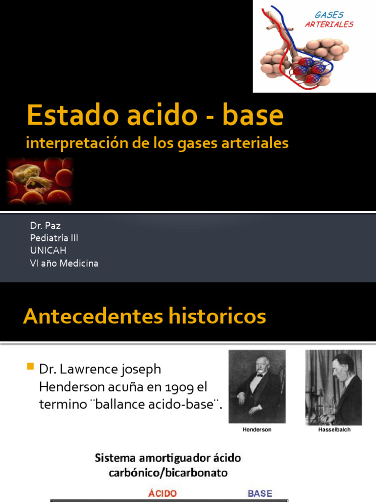 Estado Acido - Base Exposicion | PDF