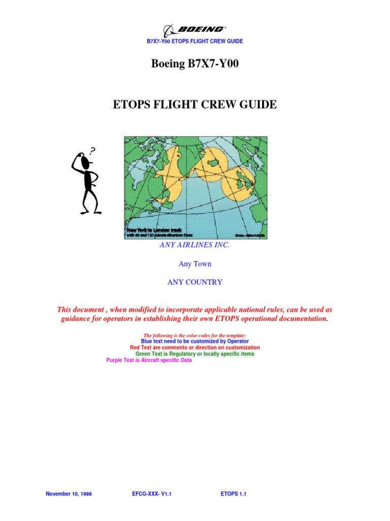 Boeing 7x7 ETOPS FLIGHT CREW GUIDE | PDF | Airport | Aeronautics