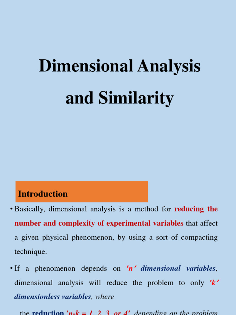 Dimensional Analysis | PDF | Continuum Mechanics | Classical Mechanics