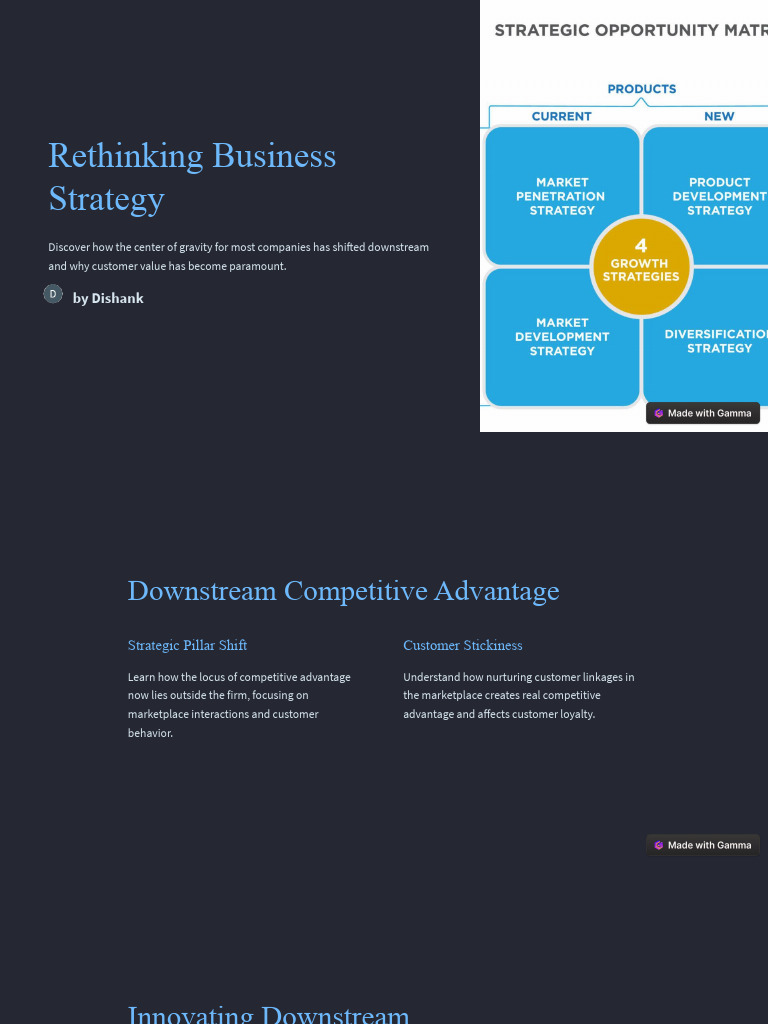 Rethinking Business Strategy | PDF | Competitive Advantage | Innovation