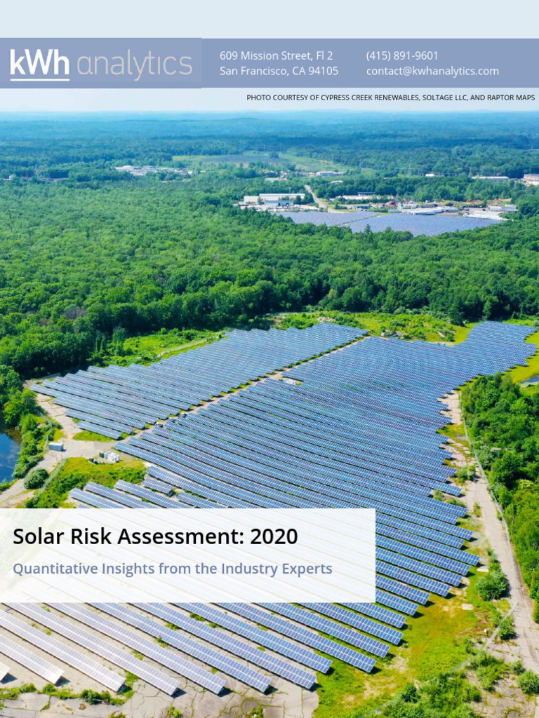 2020 Dnv-gl Risk | PDF | Photovoltaics | Solar Panel