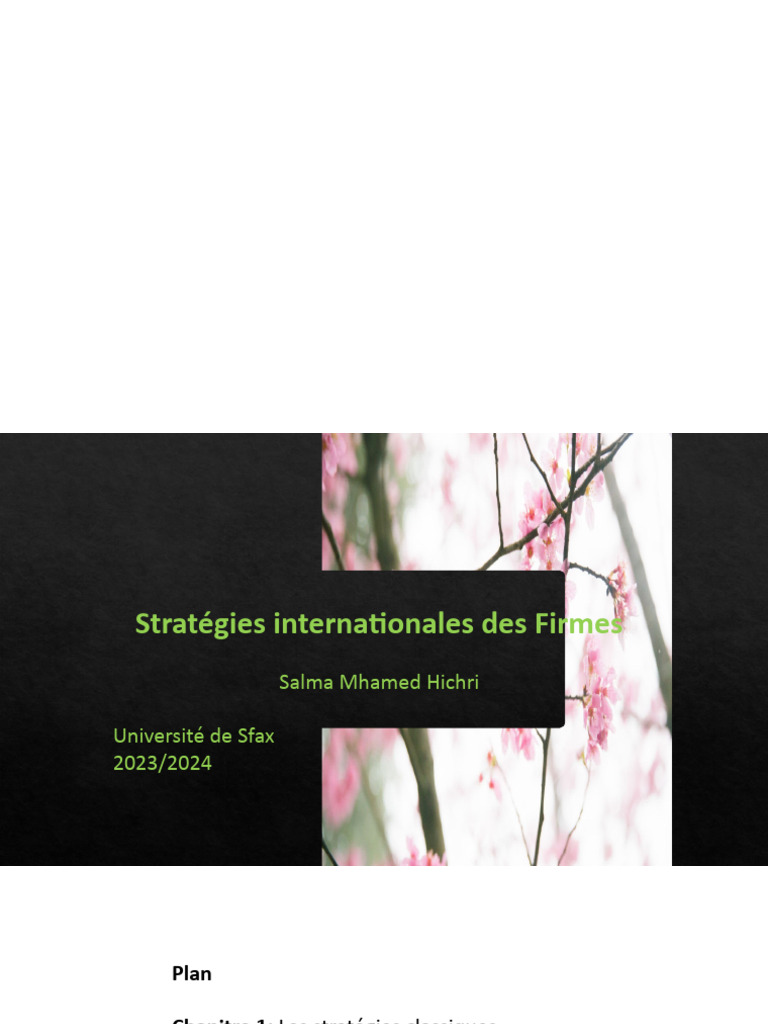 Seance 1 Statégie | PDF