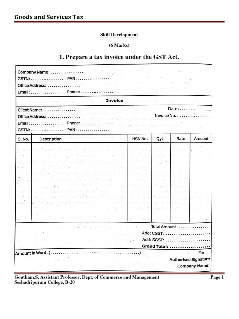 GST Skill Development | PDF | Governance | Public Law