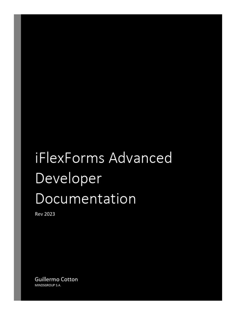 IFlexForms Advanced Developer | PDF | Software de la aplicacion | Microsoft Excel