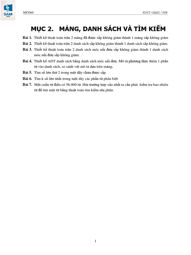 Ex - 02 - Array - List - Linked List - Searching | PDF Ex - 02 - Array - List - Linked List - Searching | PDF