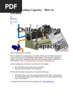 Chiller Efficiency Calculation | PDF | Air Conditioning | Building ...