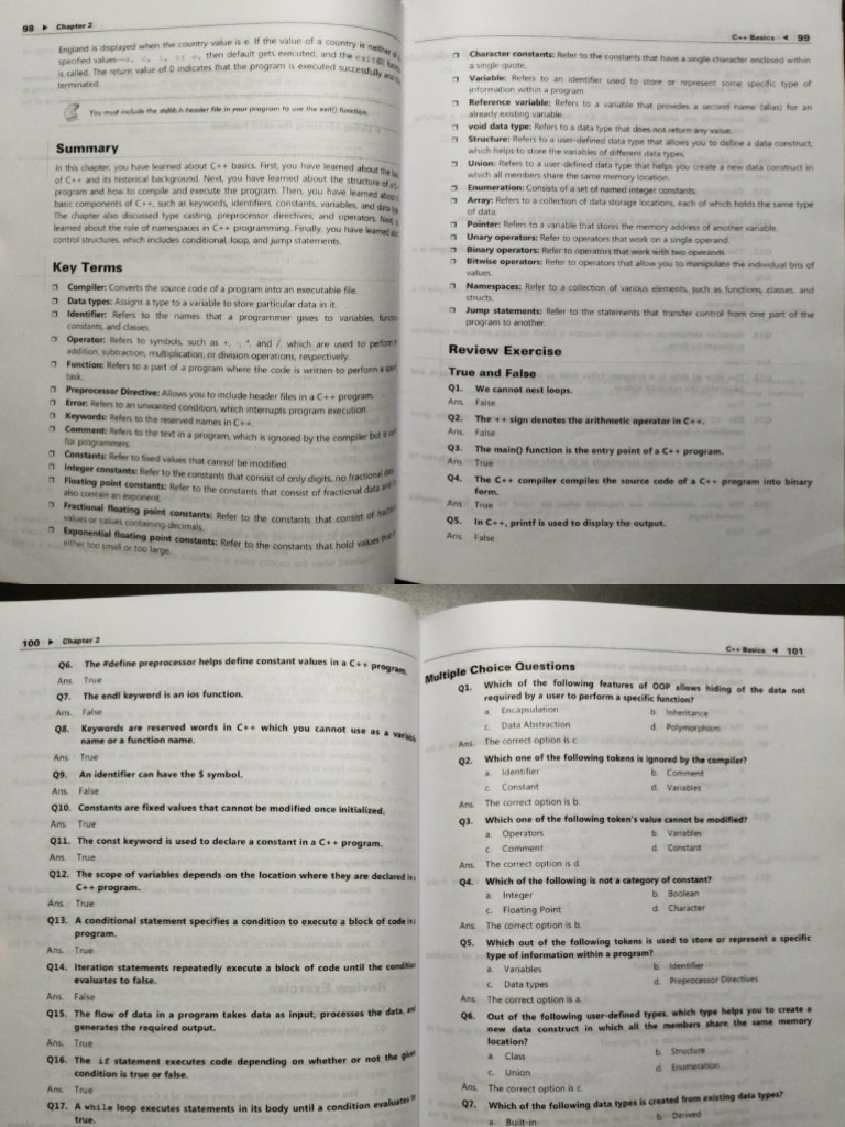 Ch. 2 OOPC | PDF | C++ | Computer Program