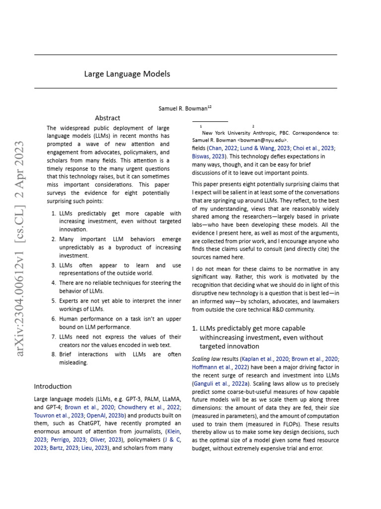 eights- llm model | PDF | Artificial Intelligence | Intelligence (AI) & Semantics