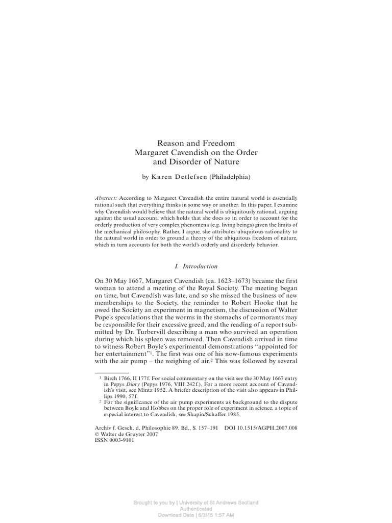 Detleften (2007) | PDF | Causality | Reason