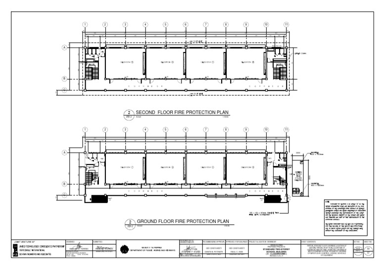 Two-Storey School Building Plans | PDF