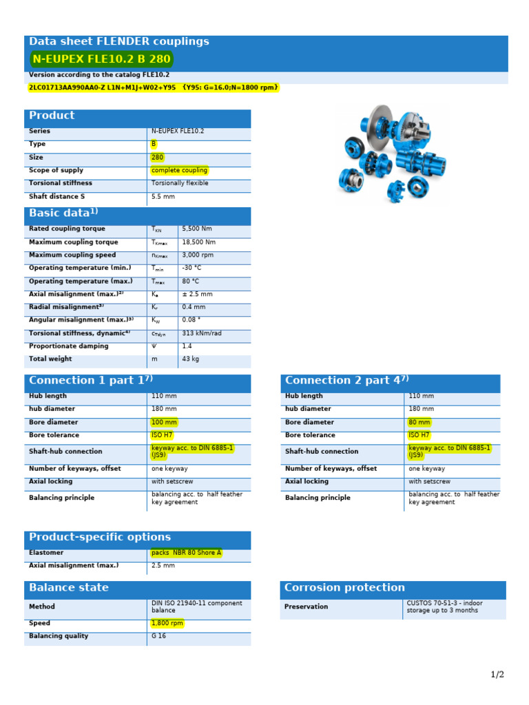Datasheet - N-EUPEX FLE10.2 - B - 280 | PDF
