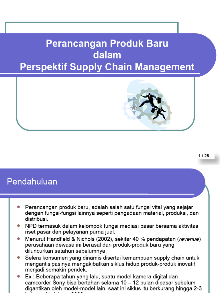 Perancangan Produk Baru Dalam Perspektif SCM (28 Hal) | PDF | Bisnis