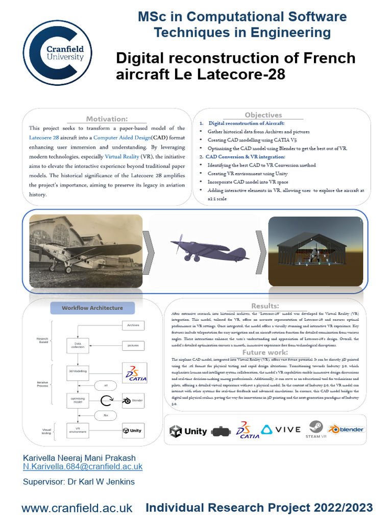 Karivella S395684 Poster MScCSTE | PDF | Virtual Reality | Computer Aided Design