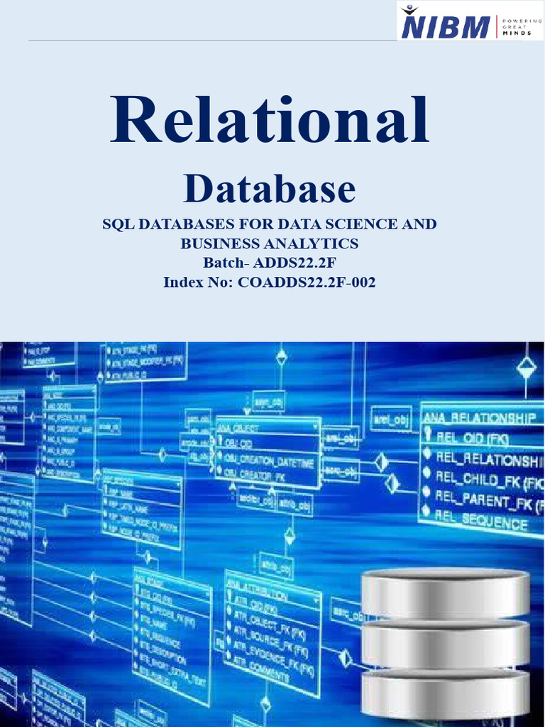 Relational Database | Download Free PDF | Relational Database | Relational Model