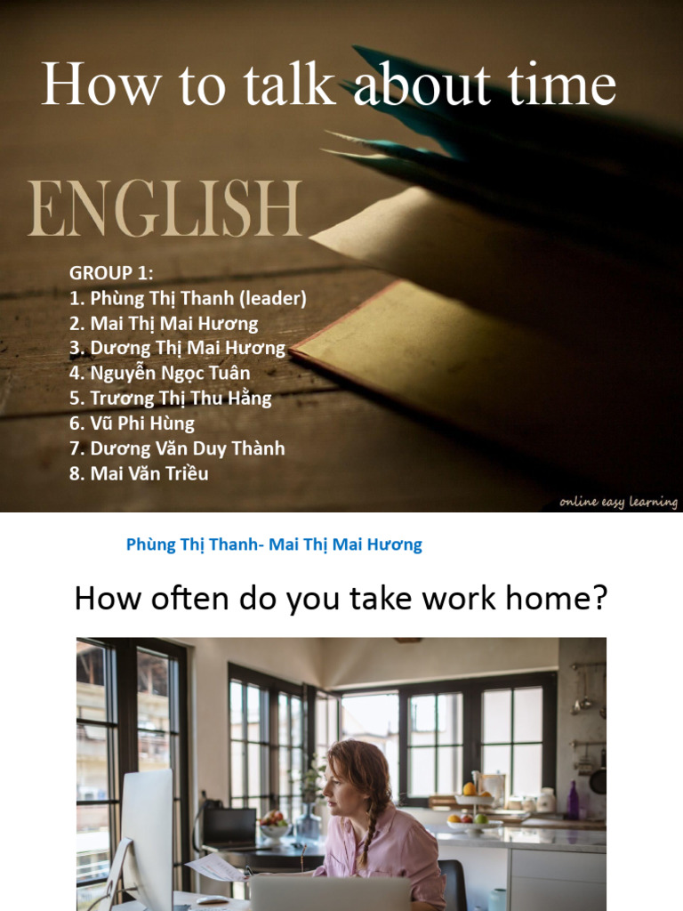 Les 9-How To Talk About Time | PDF