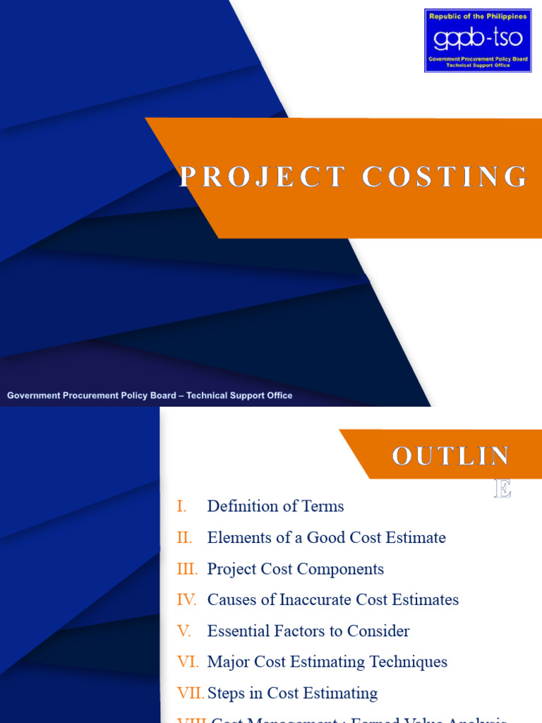 Project Costing ASG 422019 EDITED | PDF | Procurement | Risk