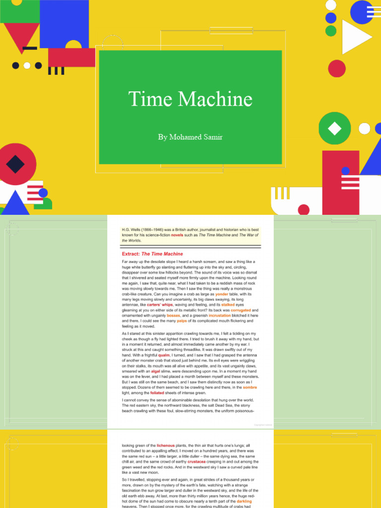The Time Machine | Download Free PDF | Tullii