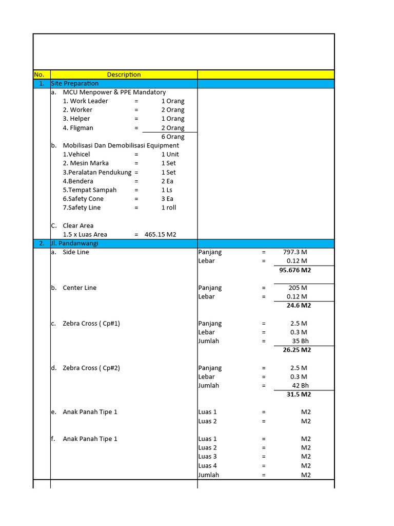 Zebra Cross Specifications and Layout | PDF
