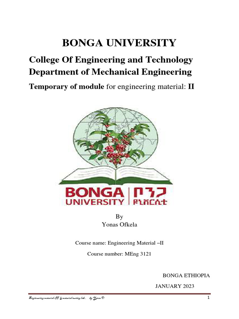 Engineering Materials II Overview | PDF | Steel | Cast Iron