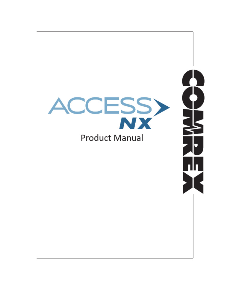 ACCESS NX Manual | PDF | Computer Network | Microphone ACCESS NX Manual | PDF | Computer Network | Microphone