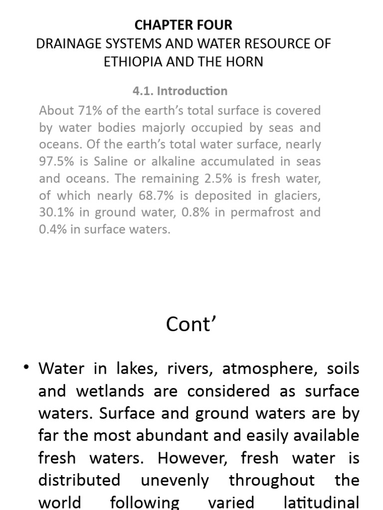 Chapter Four | PDF | Drainage Basin | River