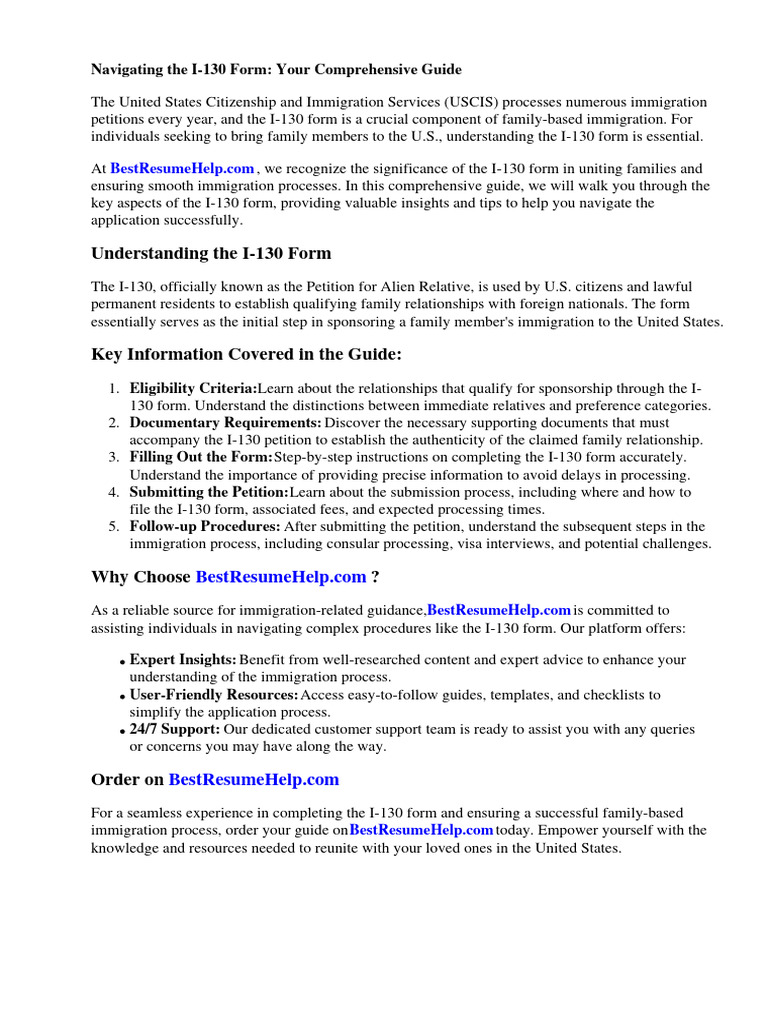 I 130 Cover Letter For Parent | PDF | Social Science | Law