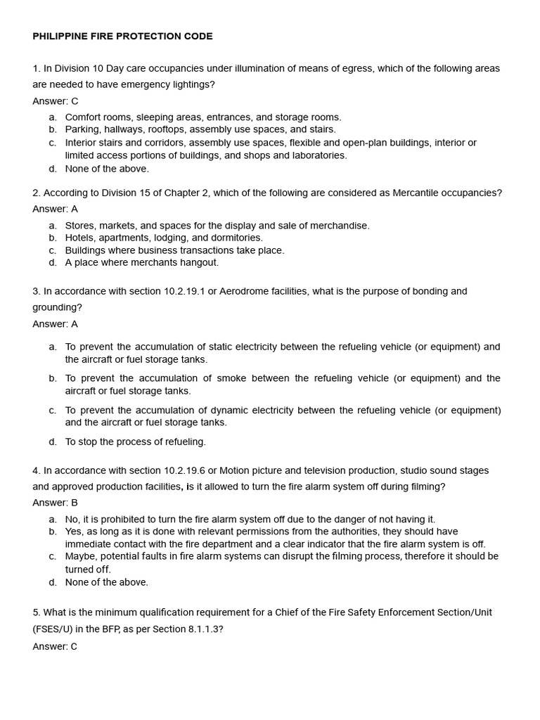 Group 4 Ra 9514 Fire Code of The Philippines 2008 | PDF | Physical Sciences